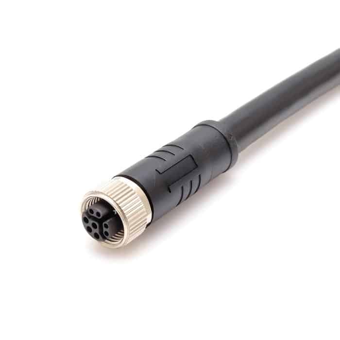 M12 Y coded cable connector - FLEXCONTAC TECHNOLOGY