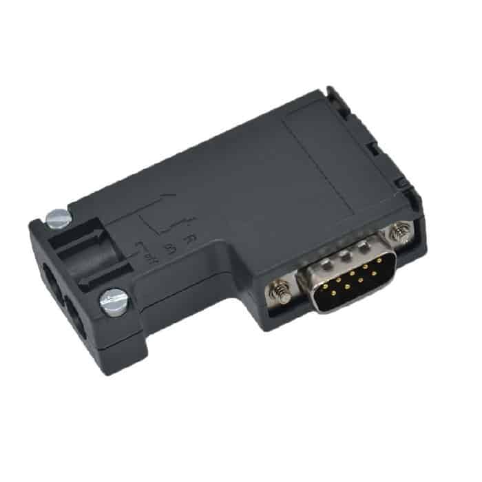 Hybrid Profibus DP 90° Connector For Siemens PLC without PG socket ...